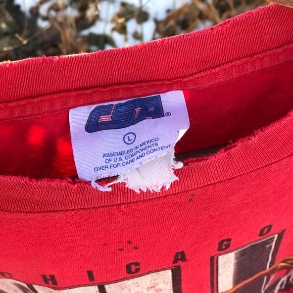 csa | Shirts | Vintage Csa Chicago Bulls Tshirt | Poshmark
